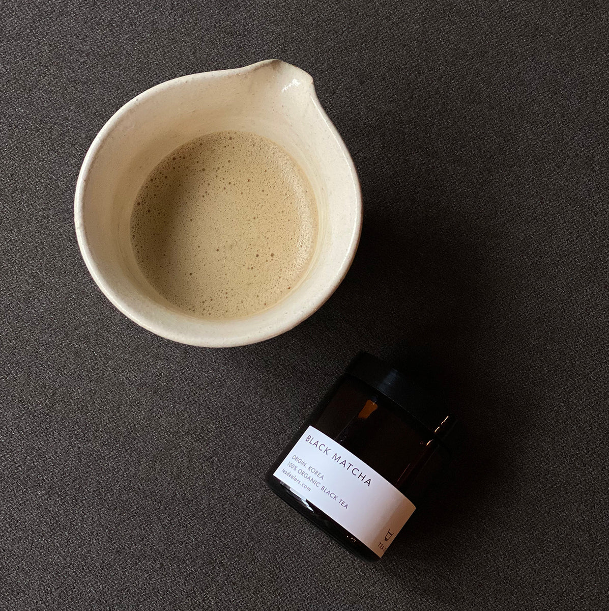 Tea Dealers | Organic Black Matcha - Korean Stone Ground Tea | Exotic